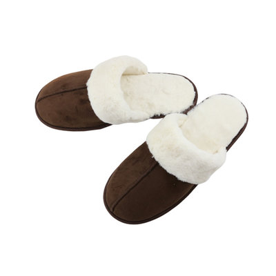 Ladies Faux Suede Slipper Shoes Winter  Classic Warm Home Slipper Shoes