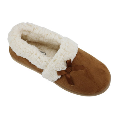 Memory Foam Women Casual Flat Shoes Faux Suede Footwear Slippers Warm