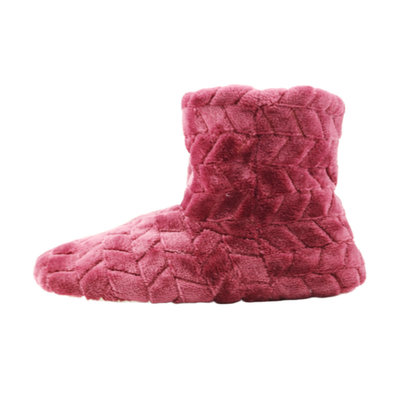 Warm Winter Faux Fur Lined Indoor Slipper Female House Indoor Slipper Boot