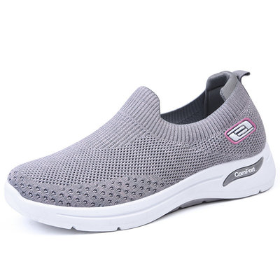 Running sports shoe wholesale lady walking sneakers ladies soft sole comfortable 2022 Women's Casual Shoes