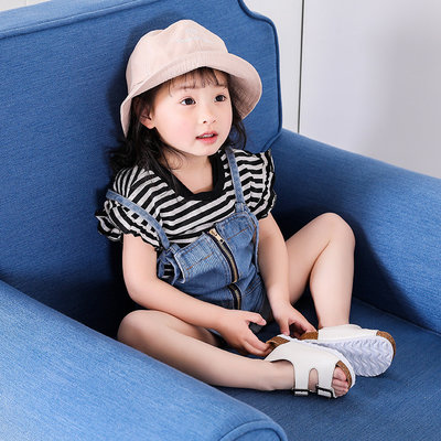 Microfiber Leather Kids Summer Beach Sandals Unisex Stylish  Outdoor Sport