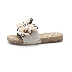 Flat Bottom Women Slippers Comfortable Rubber Slide  Anti Slip Breathable