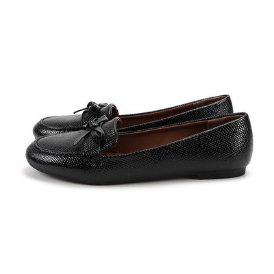 Stylish Ladies  Comfortable Solid Color Flat Sweet PU Casual Shoes
