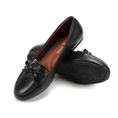 Stylish Ladies  Comfortable Solid Color Flat Sweet PU Casual Shoes