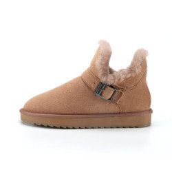 Fashionable Warm Winter Snow Boots Women Boots Wool Lining Casual Outdoor Shoes