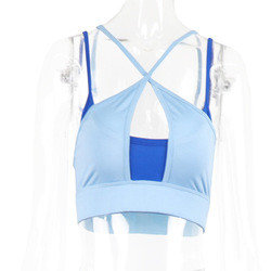 2022 new solid color fashion trend sports hollow out vest tight trousers women tracksuits 2 piece set Fitness Yoga Wear