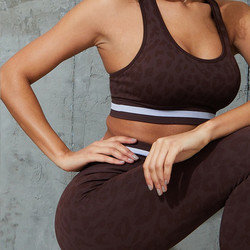 Women Seamless 2Pcs Yoga Set Workout fitness Clothes Sports Bra set Sleeveless Crop Tops and yoga Leggings sport suit ems