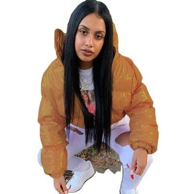 2020 New Arrival winter short coat for ladies long sleeve thick short casual loose coat jacket women
