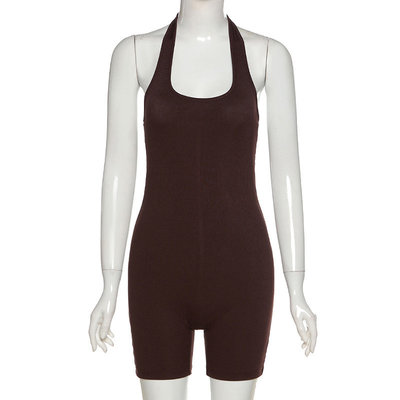 hot sales ladies elastic comfortable jumpsuit women fitness clothes one piece yoga set workout sports apparel