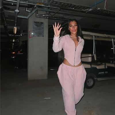 new Fall Tracksuit Women Yoga Set 2Pcs Sports Suits Seamless Gym Leggings Long Sleeve Crop Top Jacket Fitness Sportswear