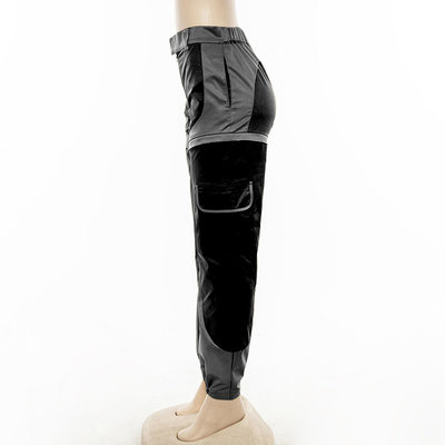 Cotton Material Ladies Sports Outfit Solid Pattern  Zipper Fly  Closure