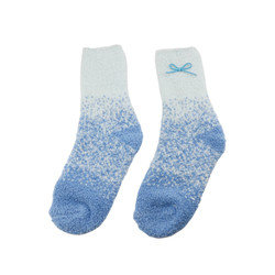 6 colors cute bow-knot knitted winter thick warm women slipper socks china sock wholesale