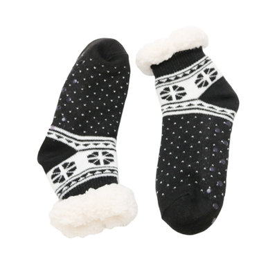 thermal fuzzy socks for women ladies adults Christmas warm knit floor slipper socks ankle socks
