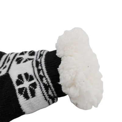 thermal fuzzy socks for women ladies adults Christmas warm knit floor slipper socks ankle socks