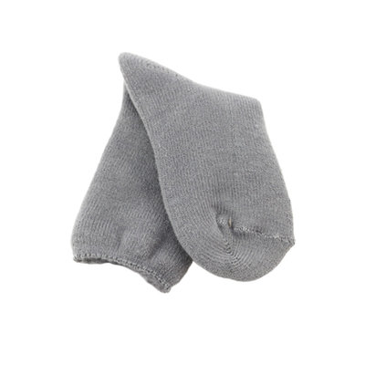 gray classic women warm  winter knit indoor slipper socks comfortable home socks