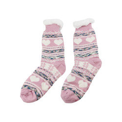 Thick Warm Knit Fuzzy Fluffy Slipper Socks Home Indoor Sherpa Lining Slipper Socks