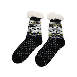 Knit Winter Ladies Slipper Socks Non Slip Socks With Grippers
