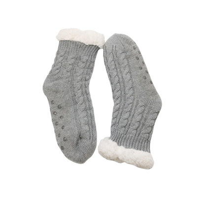 Casual Women's Winter Soft Warm Fuzzy Slipper Socks Home Indoor Floor Socks