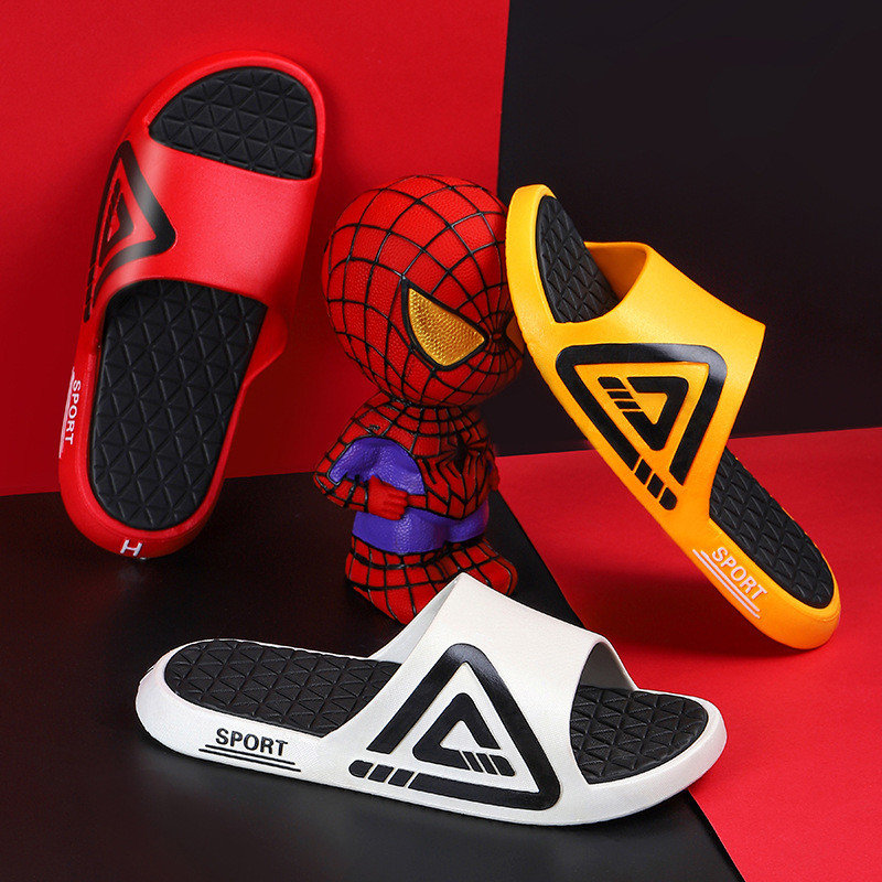 Outdoor Beach Men Cozy Slippers  Flat Soft Sole Non Slip Summer