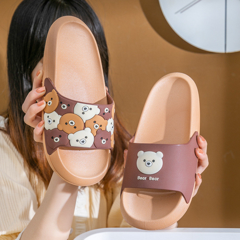 New couple indoor soft sole casual shoes bathroom cheap slippers women non-slip summer outdoor sandals for men