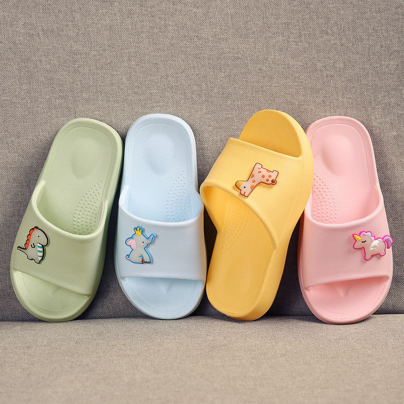 Outdoor Thick Sole  Children Slides Slippers Open Toe  Light Weight