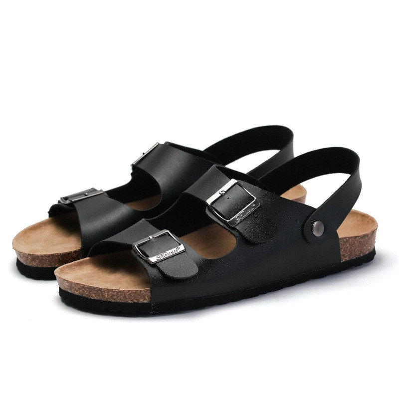 Outdoor Summer Men Casual Footwear Solid Color Light Weight  Breathable