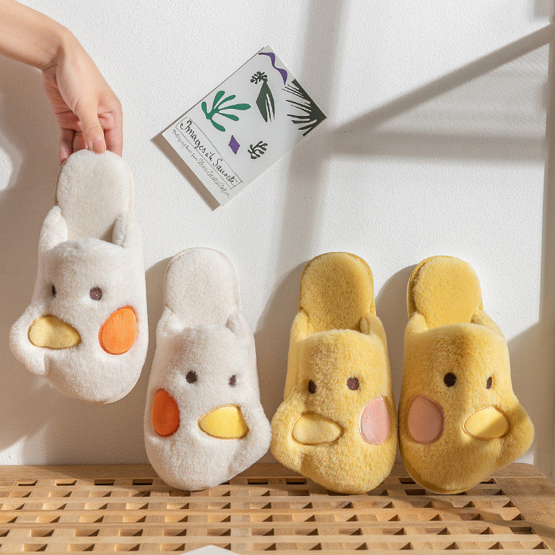 New Design Cartoon Cute cartoon Women Home Indoor Slippers Thick Bottom Plush Warm Non-Slip Autumn Winter slipper