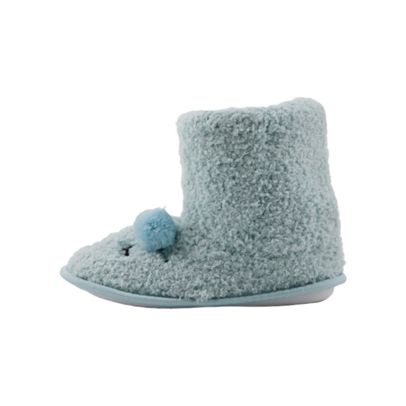 Lovely Soft Plush faux fur  Washable Home boots children house Indoor Slippers