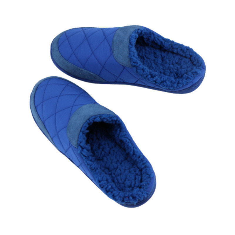 Autumn Winter  Non-Slip Female house Indoor slippers women Warm faux fur Heel Slippers
