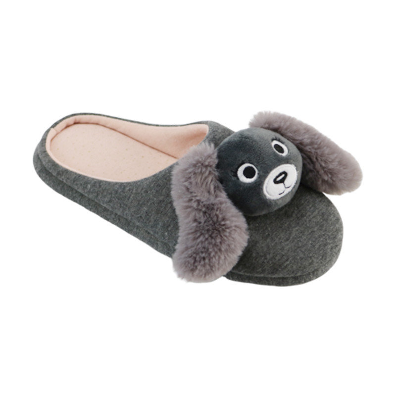 Cute Dog Soft  Women Slipper Shoes Spring  Home Indoor  Breathable