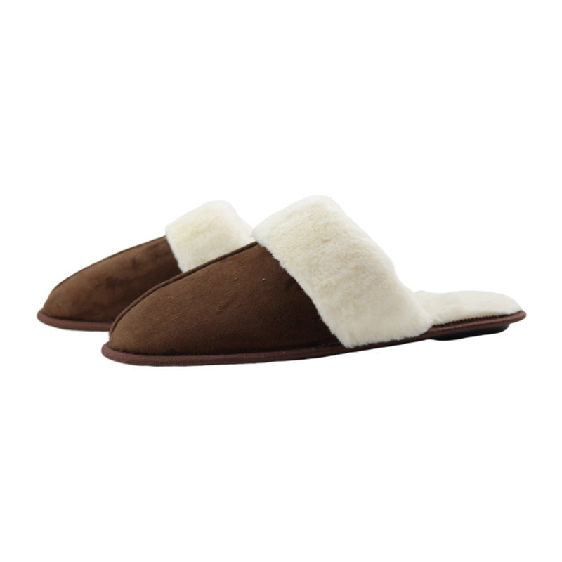 Ladies Faux Suede Slipper Shoes Winter  Classic Warm Home Slipper Shoes