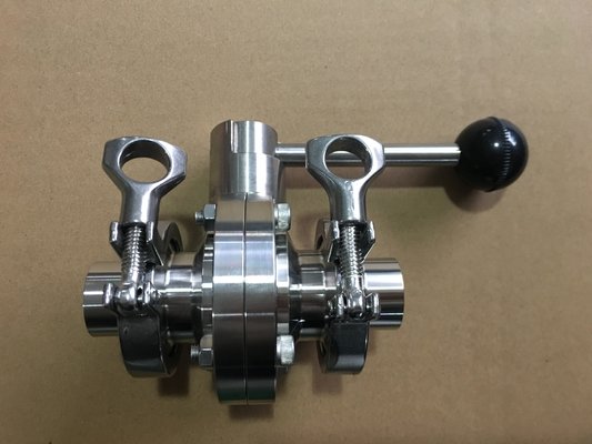 stainless steel sanitary clamped butterfly valve