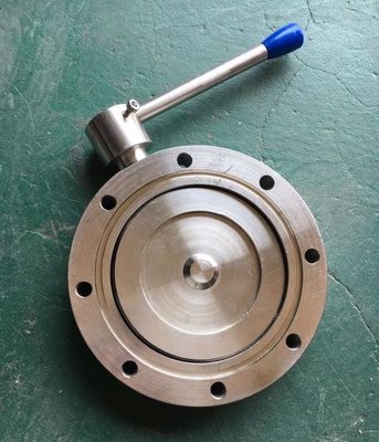 stainless steel sanitary threaded butterfly valve
