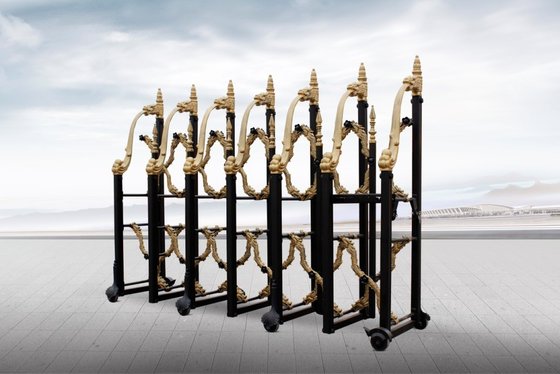 Collapsible Crowd Control Gates