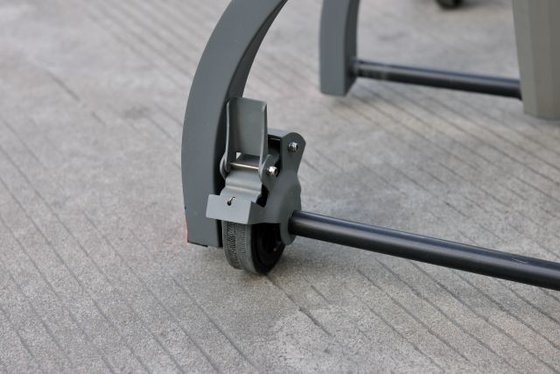 Aluminium Manual Safety Accordion Barrier Gate With Reflective Strickers