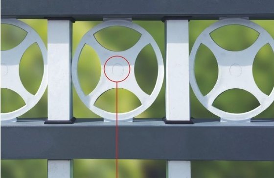 High Strength Powder Coated Ornamental Aluminum Fence for Pool