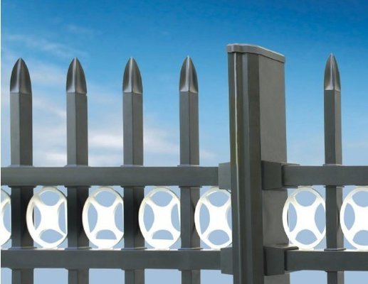 Residential Decorative Metal Garden Ornamental Aluminum Fence / Fencing