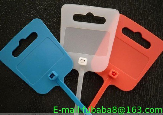 Large tag hanging hole nylon cable ties