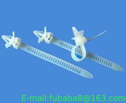 Push mount cable tie