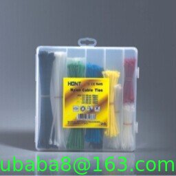Plastic box packed nylon cable ties