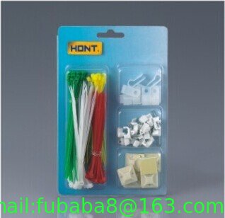 Integrated card blister package wiring accessories products