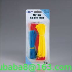 Blister card package nylon cable ties