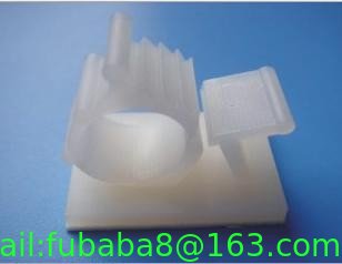 Adjustable stick-type cable clamp