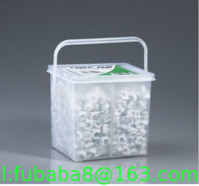 Plastic bottles / plastic barrel packaging cable clips