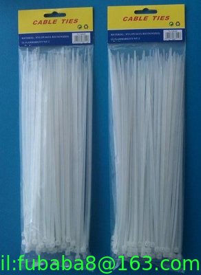 Tag card polybag package nylon cable ties