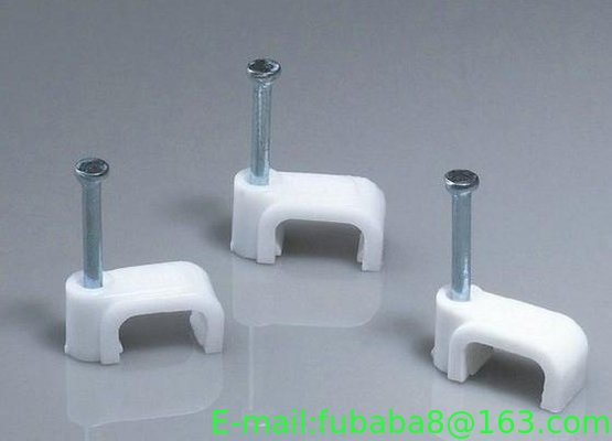 Square cable clip