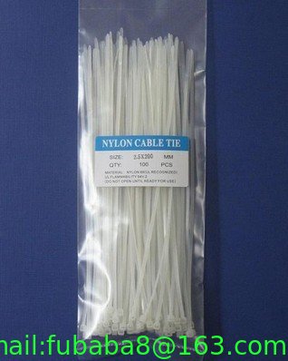 Polybag package nylon cable ties