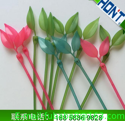 Tree craft leaves cable tie