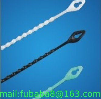 Bead hole knot cable ties (Ball type cable tie)