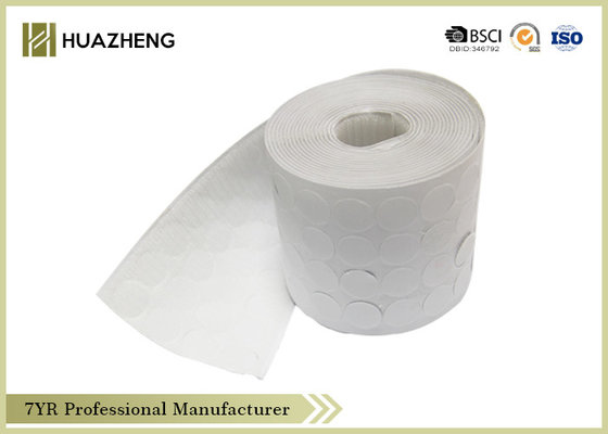 Strong Sticky Hook And Loop Dots , Self Adhesive Hook and Loop Roll